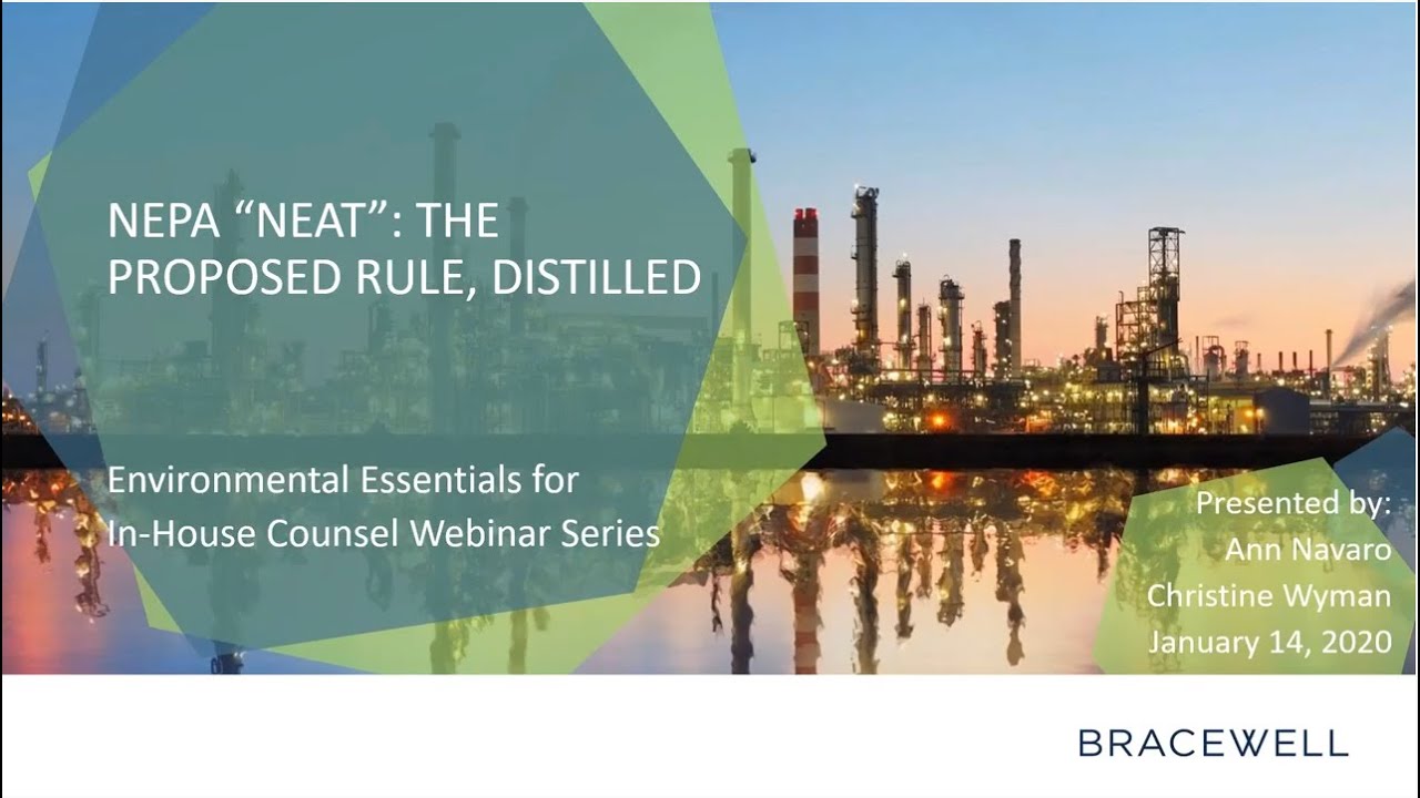 NEPA "Neat": The Proposed Rule, Distilled - YouTube