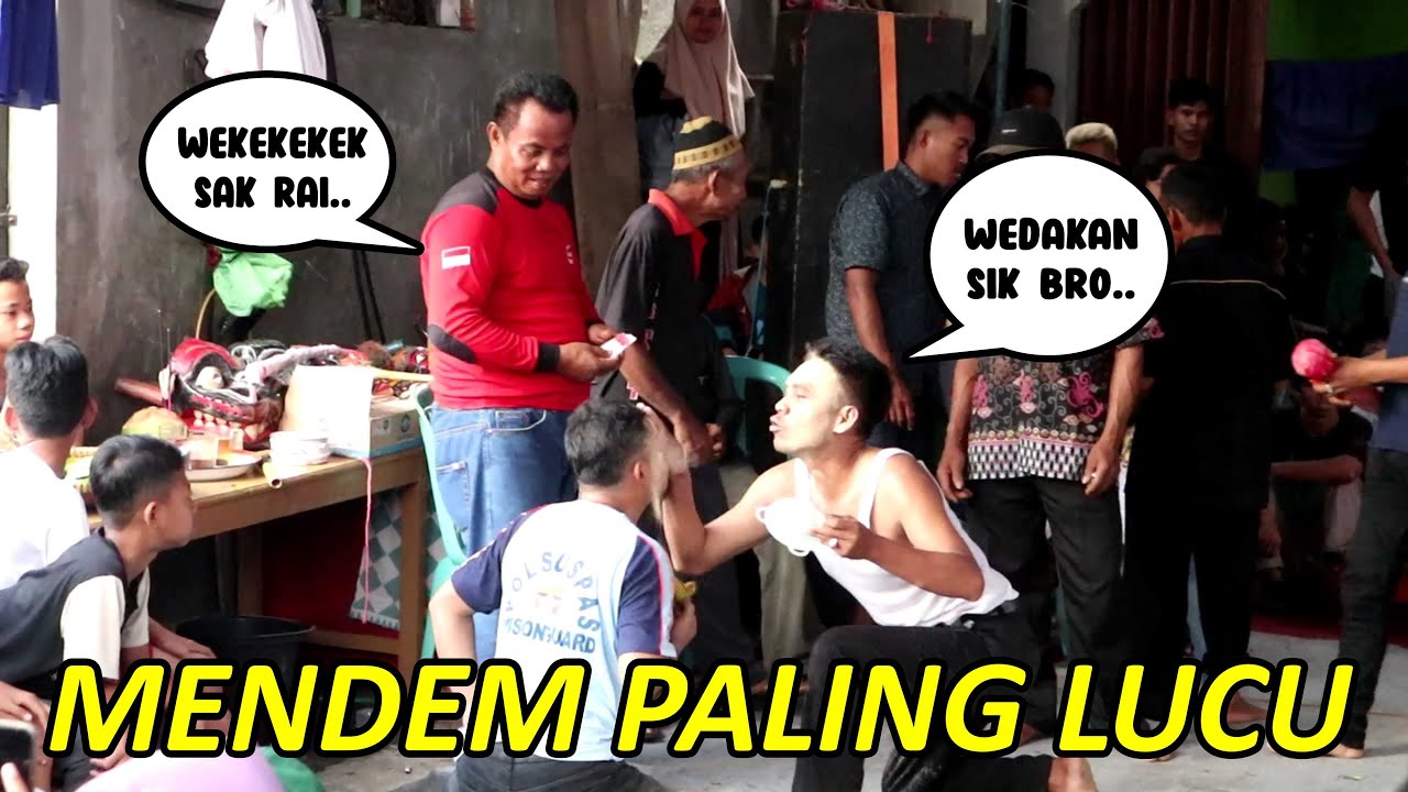 MENDEM LUCU SAWUR SAWURAN WEDAK!! WAHYU LANGGENG KRIDHA BUDAYA - YouTube