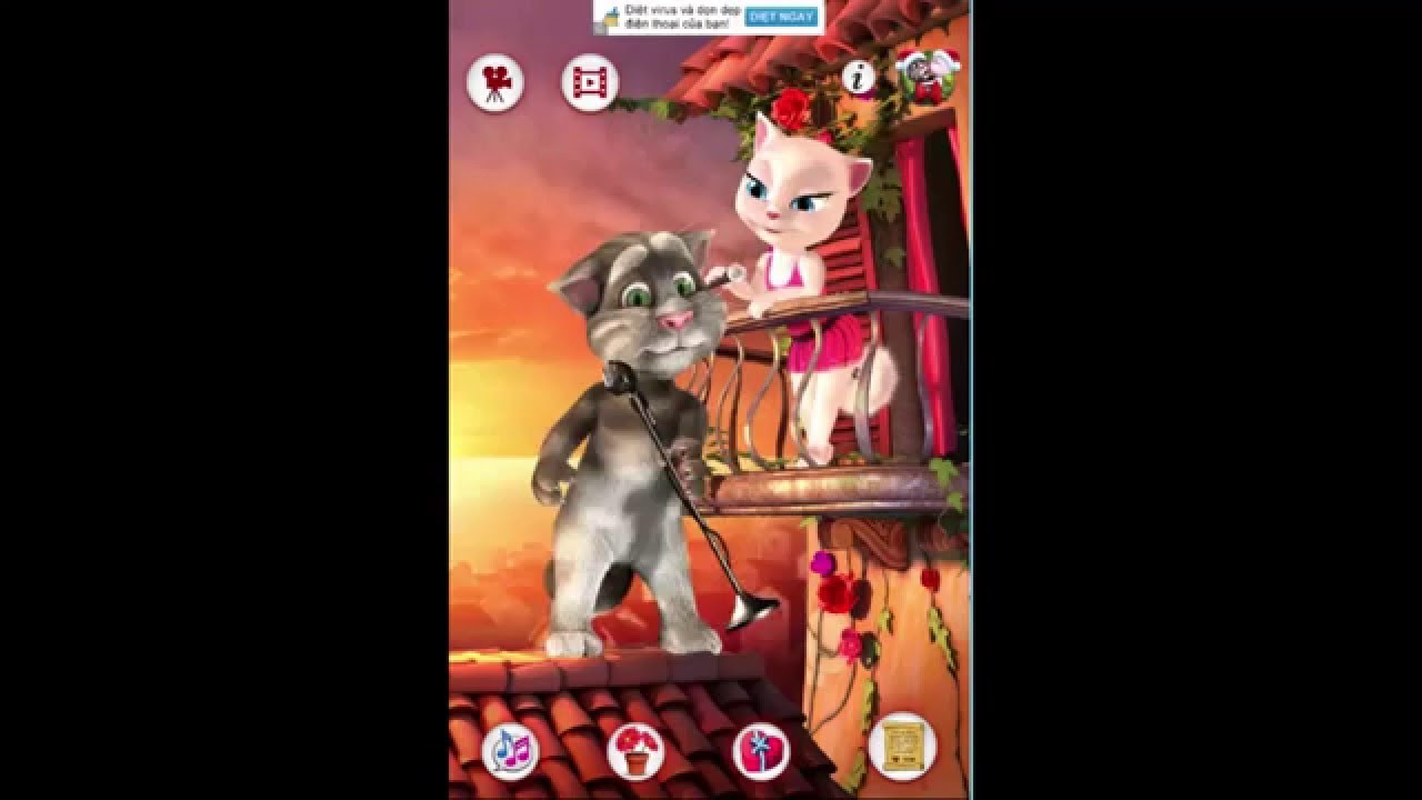 Talking Tom Games Tom love Angela and Toms Bubbles - YouTube