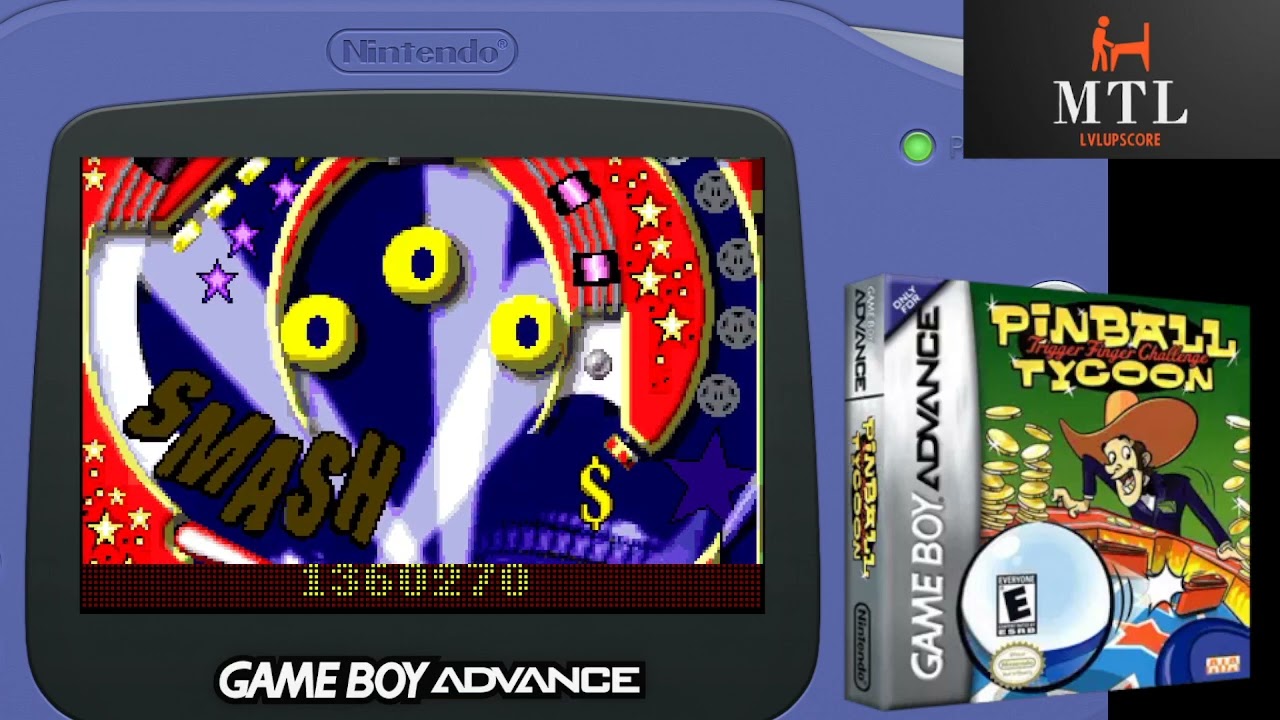 Pinball Tycoon (GBA Emulated) Hollywood Mogul / 5,107,600 - YouTube