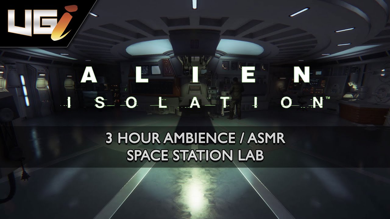 Alien Isolation │ Ambience, ASMR │ Space station lab ambience - YouTube