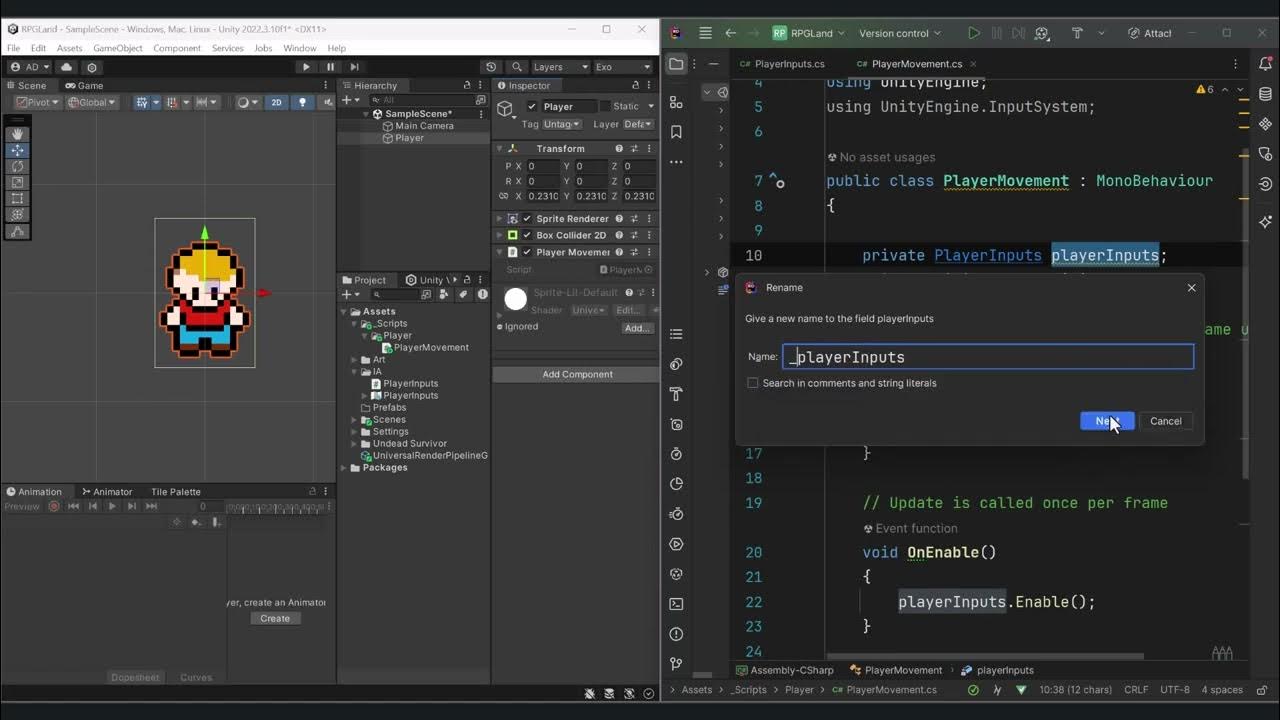 04 RPG Scripting Character Movement - YouTube