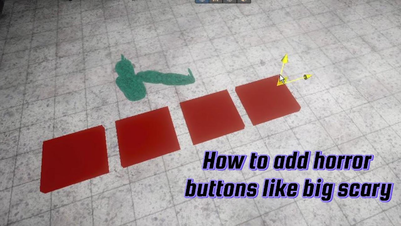 How to add horror buttons like big scary! - YouTube