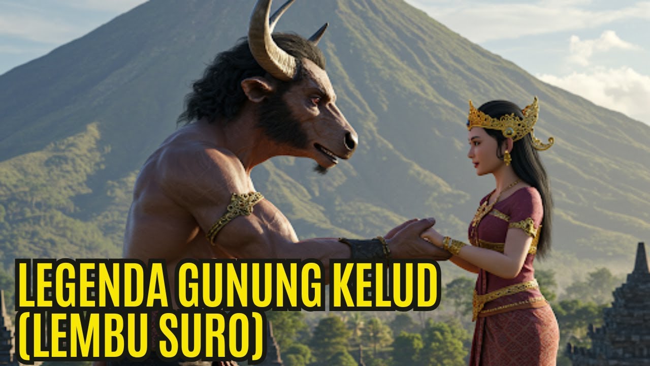 KISAH LEGENDA GUNUNG KELUD (LEMBU SURO) - YouTube