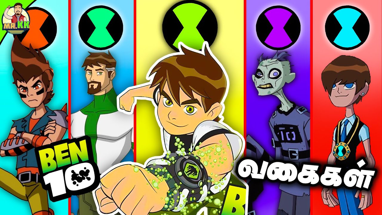 Types of Ben 10 Explained in Tamil | Ben 10 வகைகள் | #mrkk | கதை ...