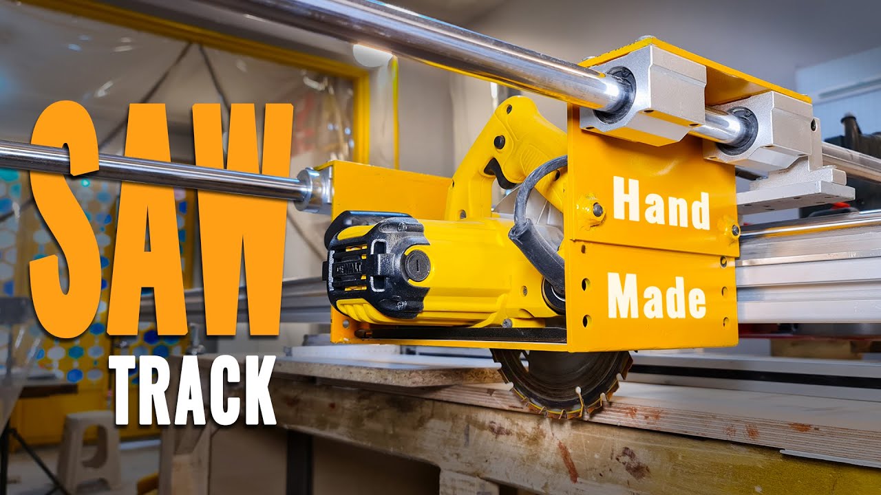 Handmade Track Saw | Making a DIY Rail Saw | DEwalt - YouTube