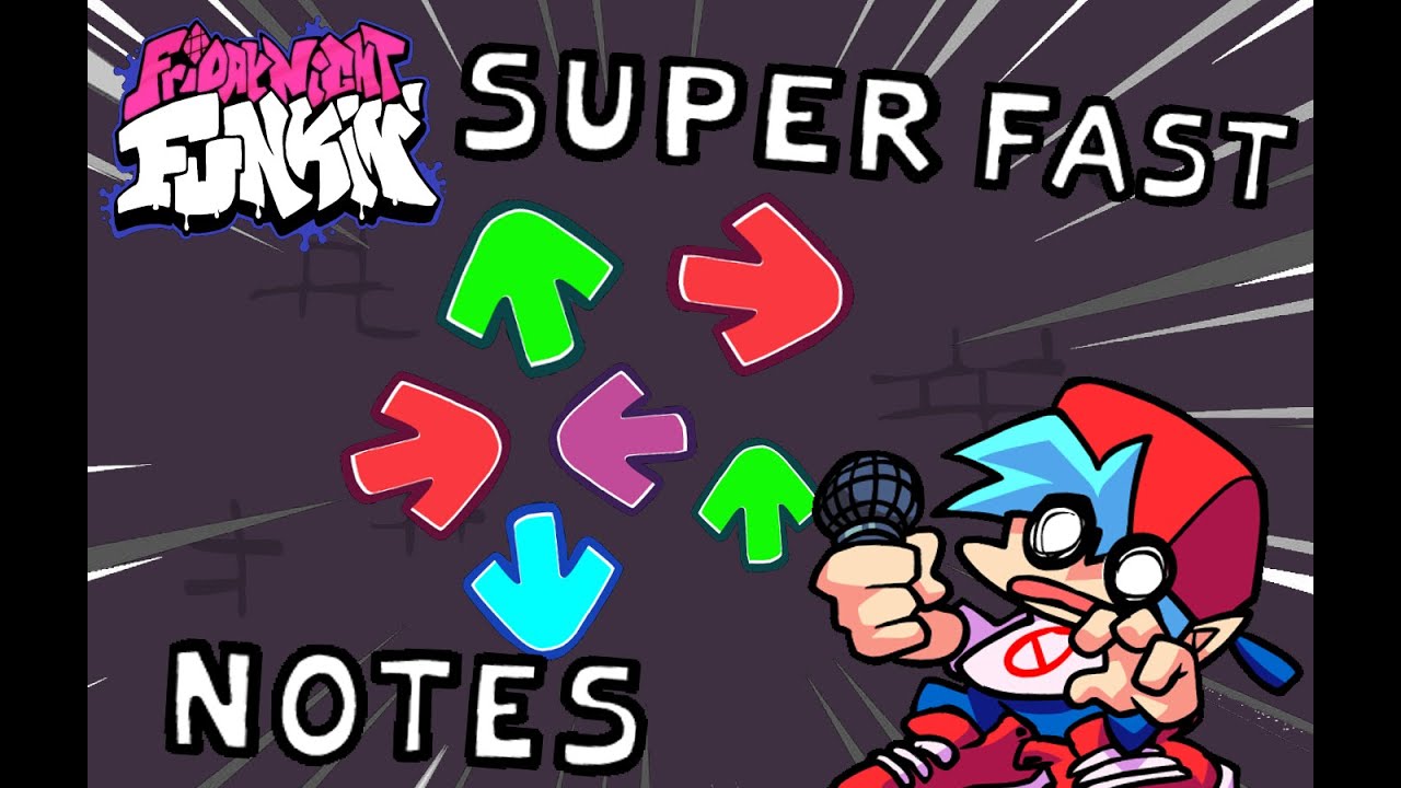 Friday night Funkin but notes are SUPER FAST!!! - YouTube