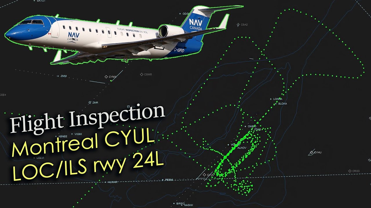 NAVCAN performing CALIBRATION FLIGHT at Montreal International! - YouTube