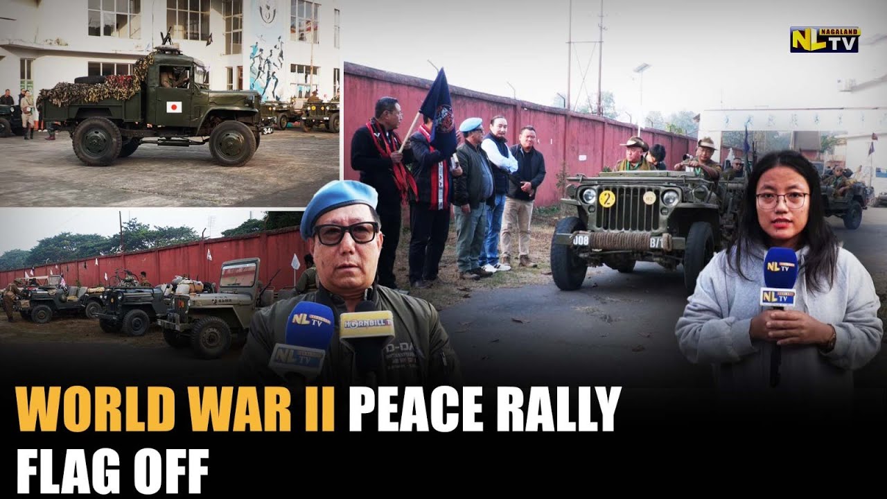 WORLD WAR II PEACE RALLY FLAG OFF - YouTube