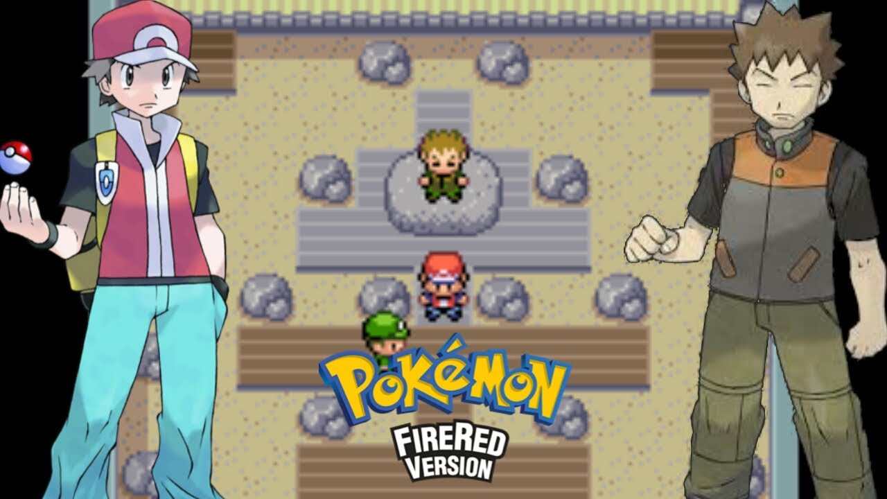 Ep 4 - Battle with Gym Leader Brock ( Pokemon Fire Red Version ) - YouTube