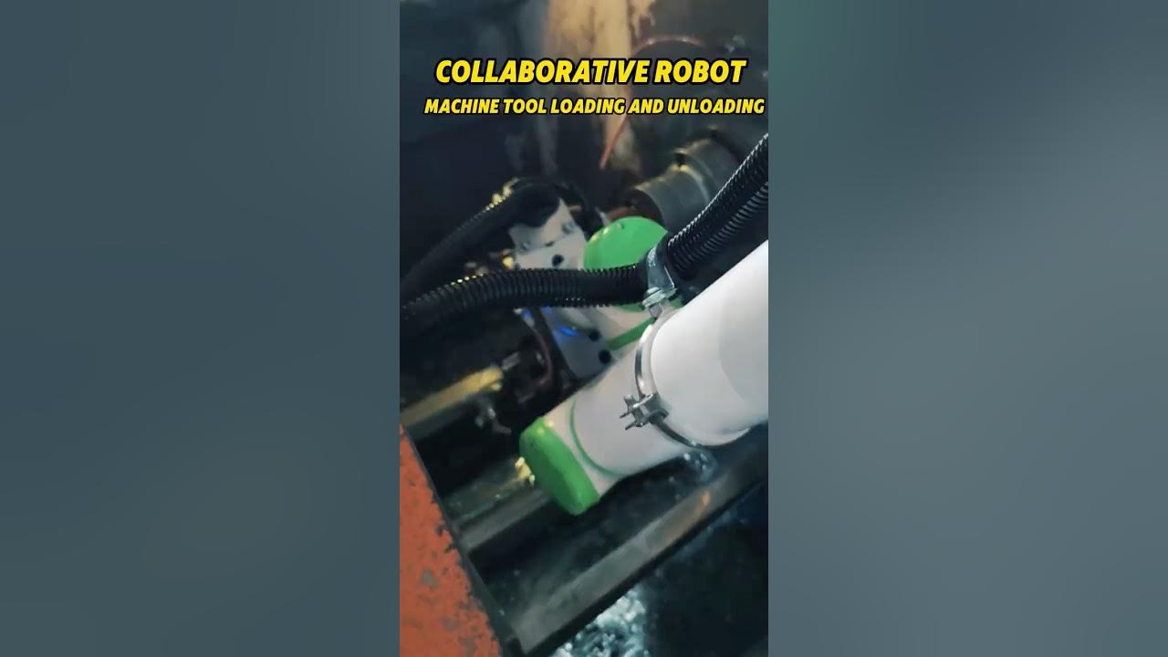 Collaborative Robot Application: Machine Loading and Unloading#collaborativerobots #robotics ...