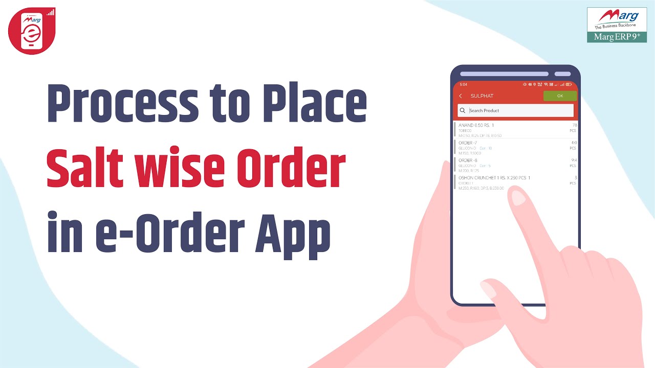 Process to Place Salt wise order in eOrder App [Hindi] - YouTube