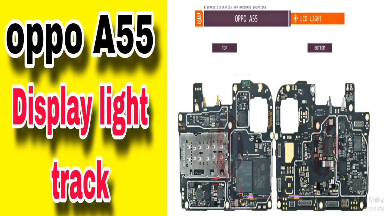 Oppo a55 display light problem solution// display light track - YouTube