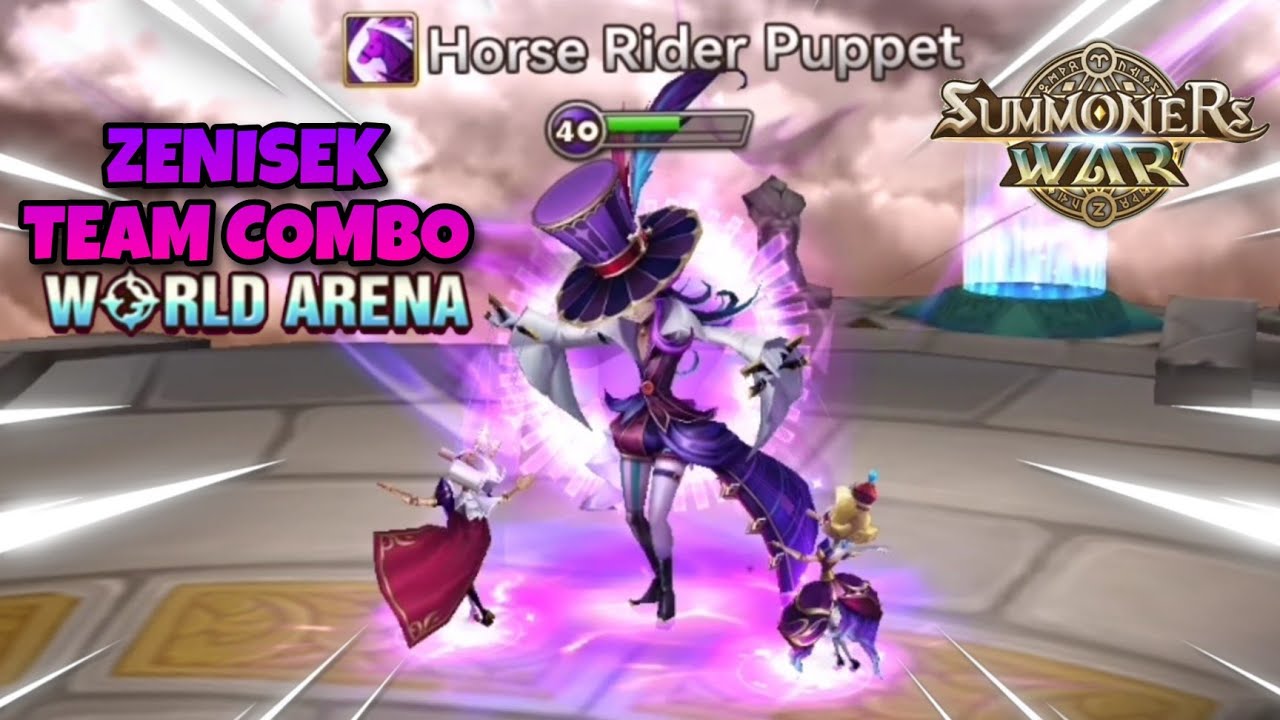 Zenisek Team Combo in World Arena - Summoners War - YouTube