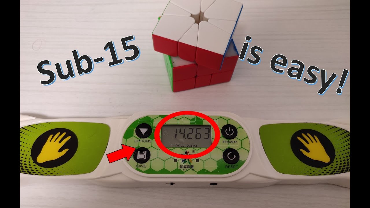 How to get Sub-15 on Square-1 EASY!!! (Lin method) - YouTube