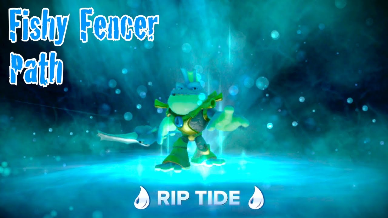 Skylanders Swap Force - Rip Tide - Fishy Fencer Path Guide - YouTube