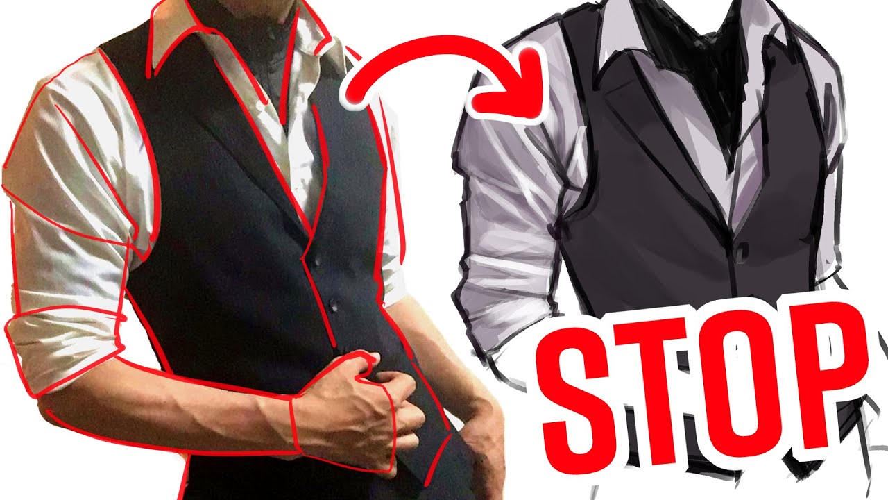 NEVER DRAW CLOTHES THIS WAY! - YouTube