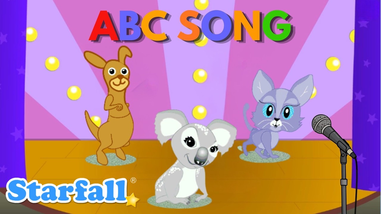 Starfall: ABC Song - Featuring K Animals - YouTube