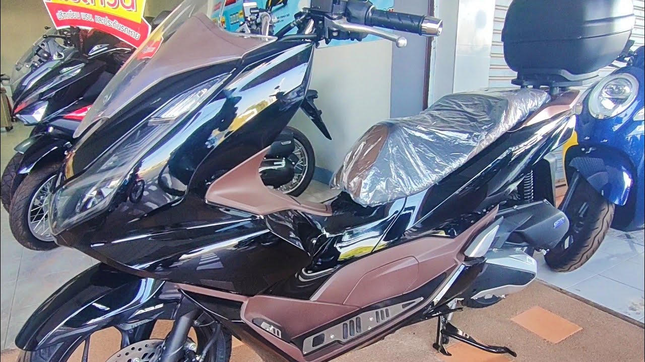 2021 HONDA PCX 160 | BLACK-BROWN | WALKAROUND | ISID TV MotorUpdates ...