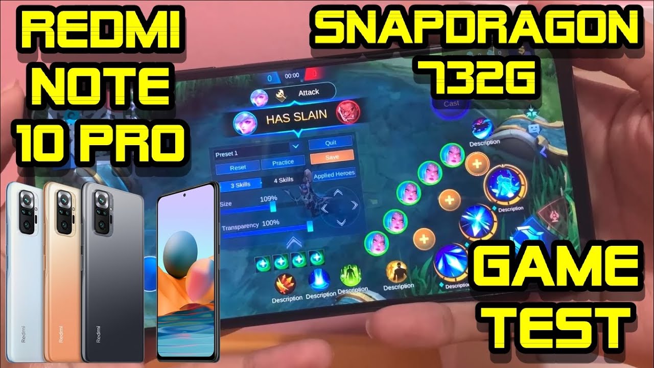REDMI NOTE 10 PRO || MOBILE LEGENDS FULL GAMEPLAY GAME TEST (ON HAND ...
