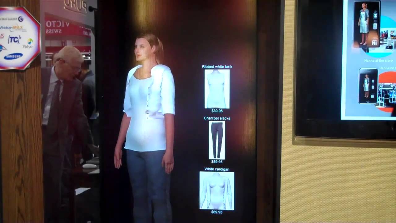 The Virtual Personal Stylist- 3D future shopping - YouTube