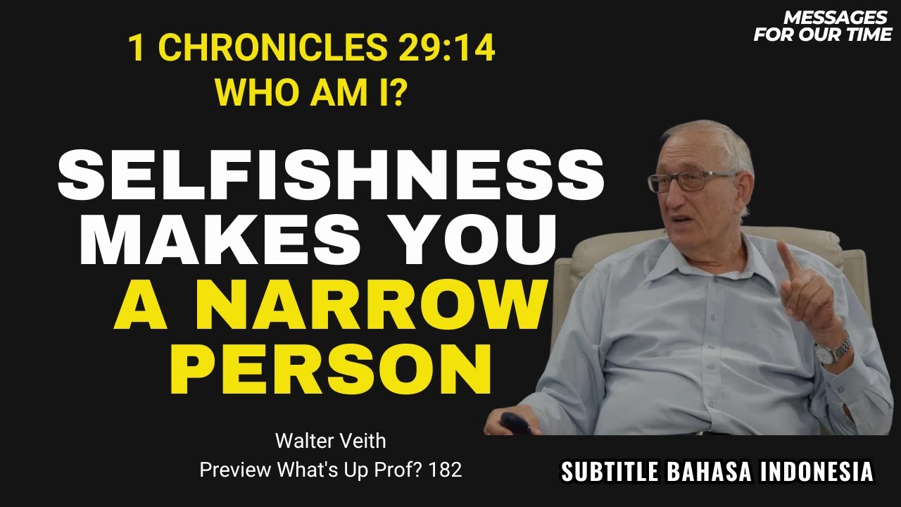 Selfishness Makes You a Narrow Person - Preview WUP 182 (Subtitle ...