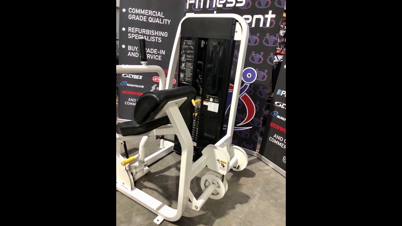 Cybex Eagle Abdominal Lower Back and Extension Machine. - YouTube