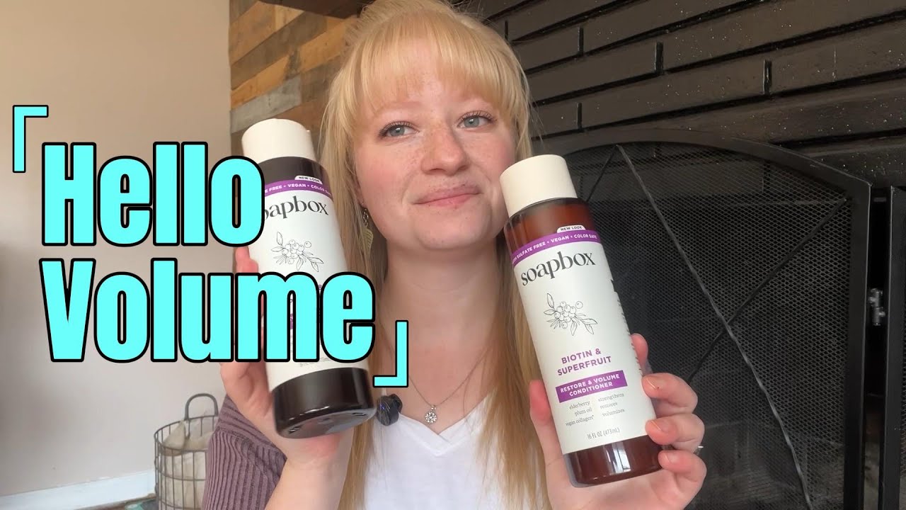 SoapBox: Biotin and Super-fruit Shampoo and Conditioner #ad - YouTube
