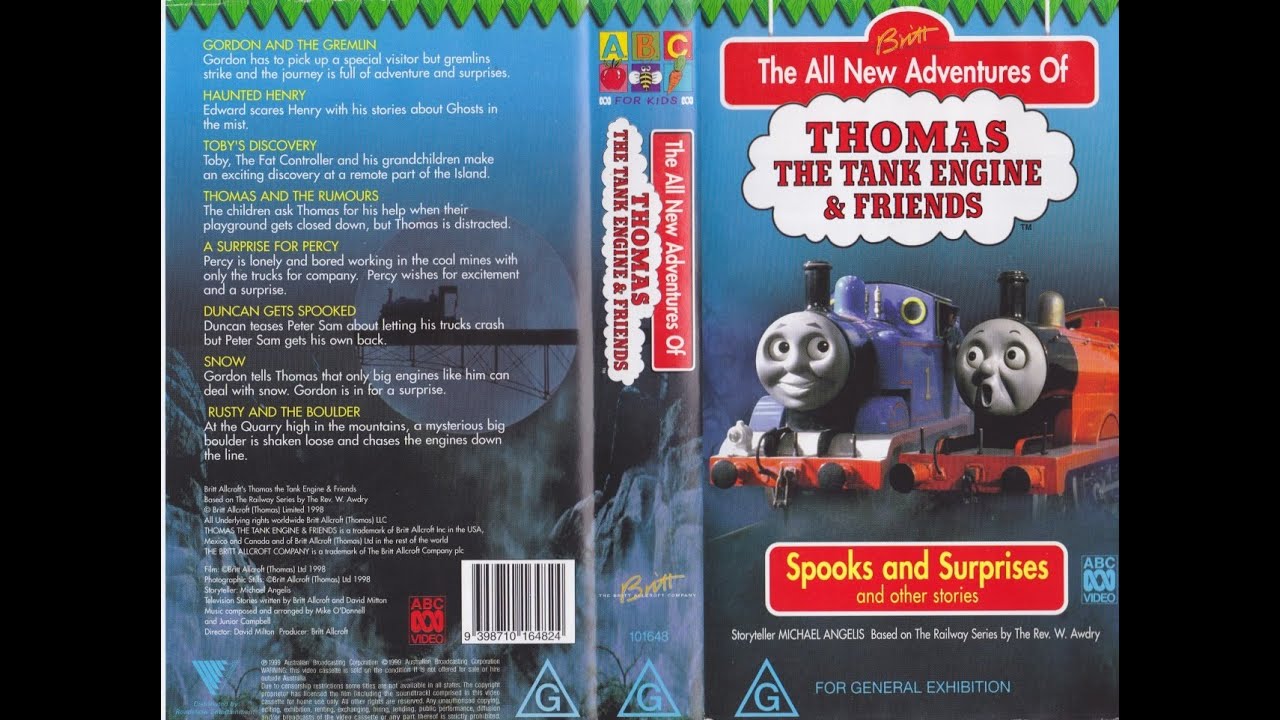 Thomas The Tank Engine & Friends Spooks and Surprises Australian 1999 ...