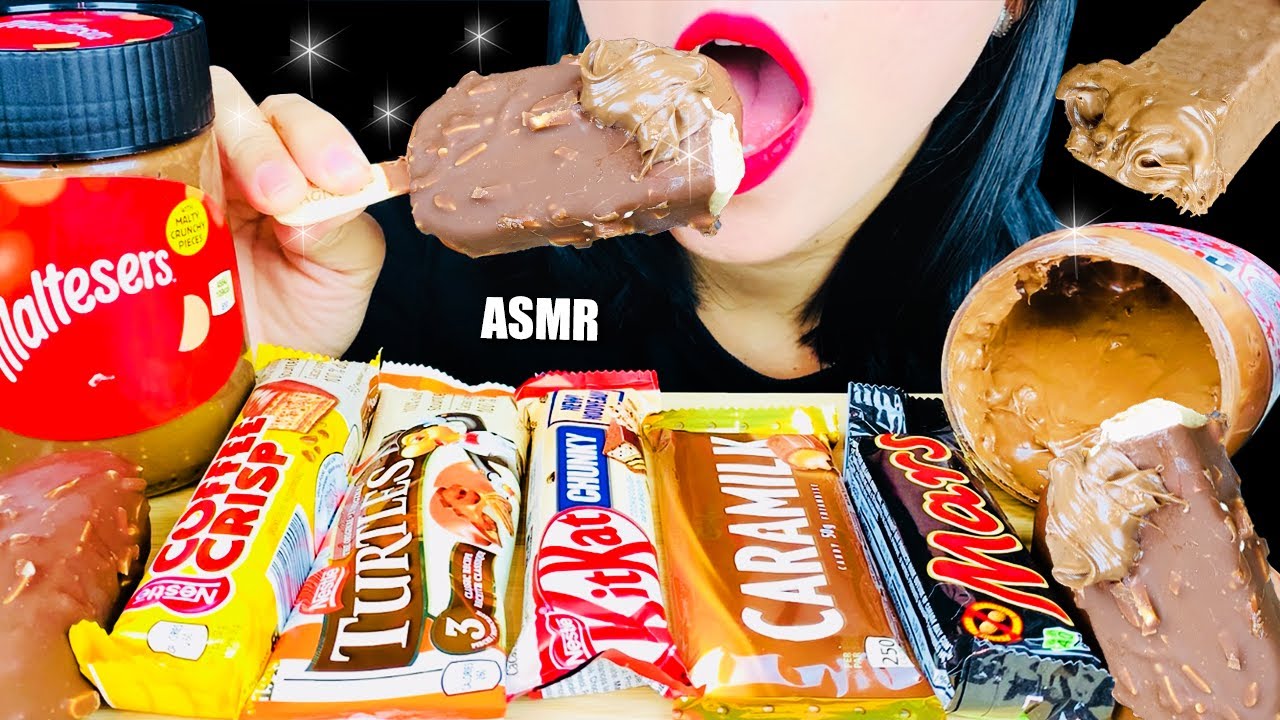 Asmr Dipping Chocolates In Nutella And Maltesers 누텔라 크레이프 롤 Lanieats
