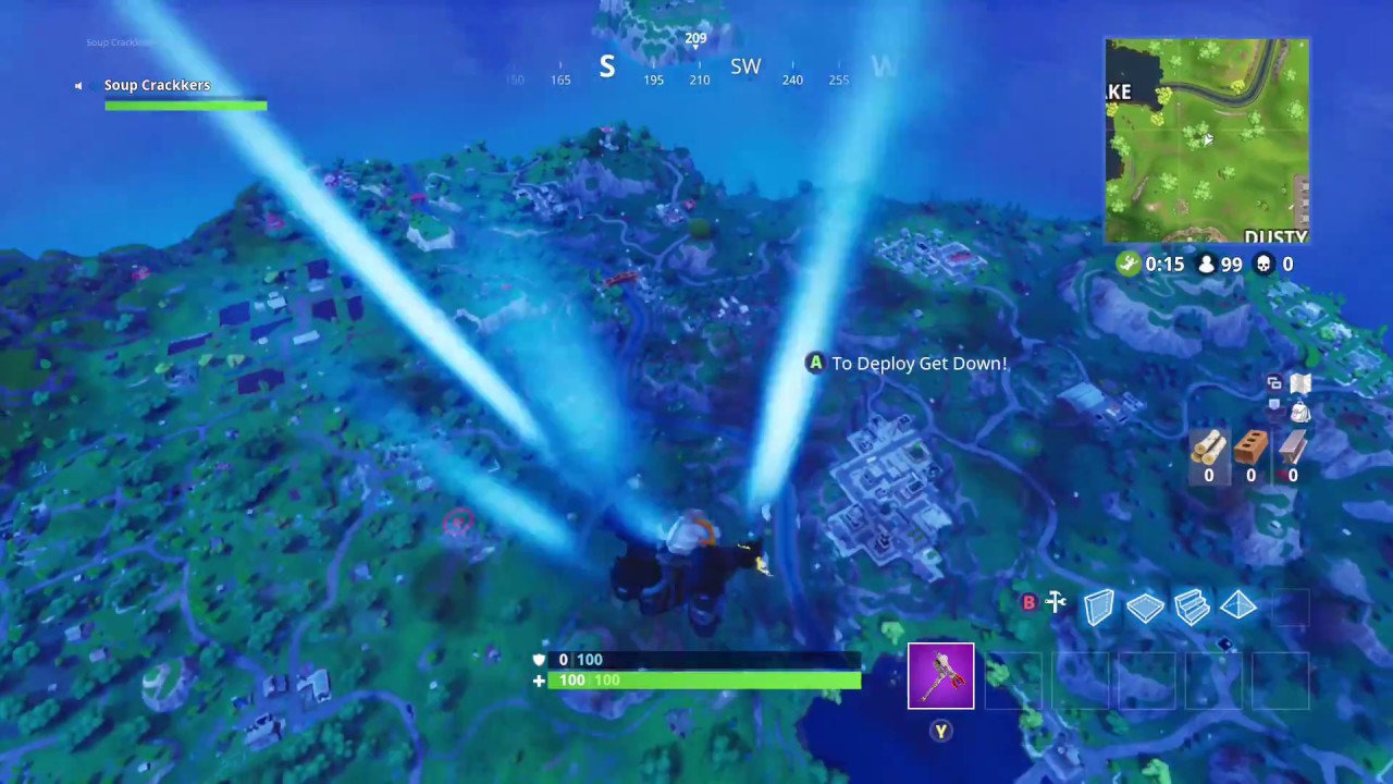 Fortnite: Skydiving From Bus - YouTube
