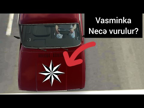 Maşına vasminka necə vurulur? (Car parking multiplayer)