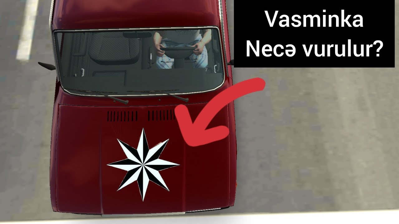 Maşına vasminka necə vurulur? (Car parking multiplayer) - YouTube