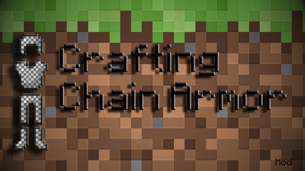 Crafting Chain Armor In Minecraft - YouTube