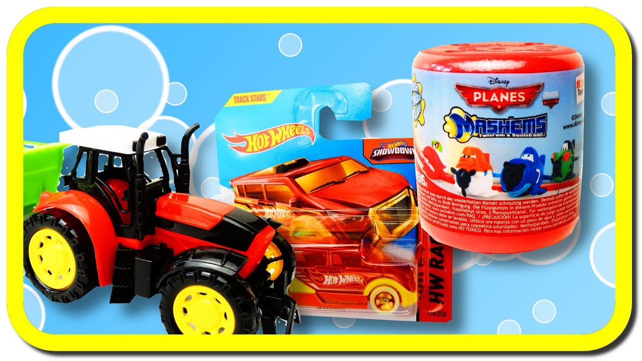 Disney Planes Mashems und Hot Wheels Spielzeug auspacken for Kinder ...