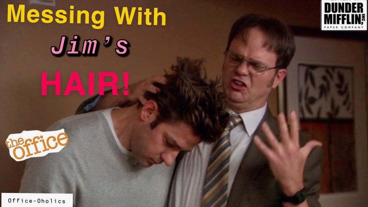 Halpert's Hair--John Krasinski-the office - YouTube