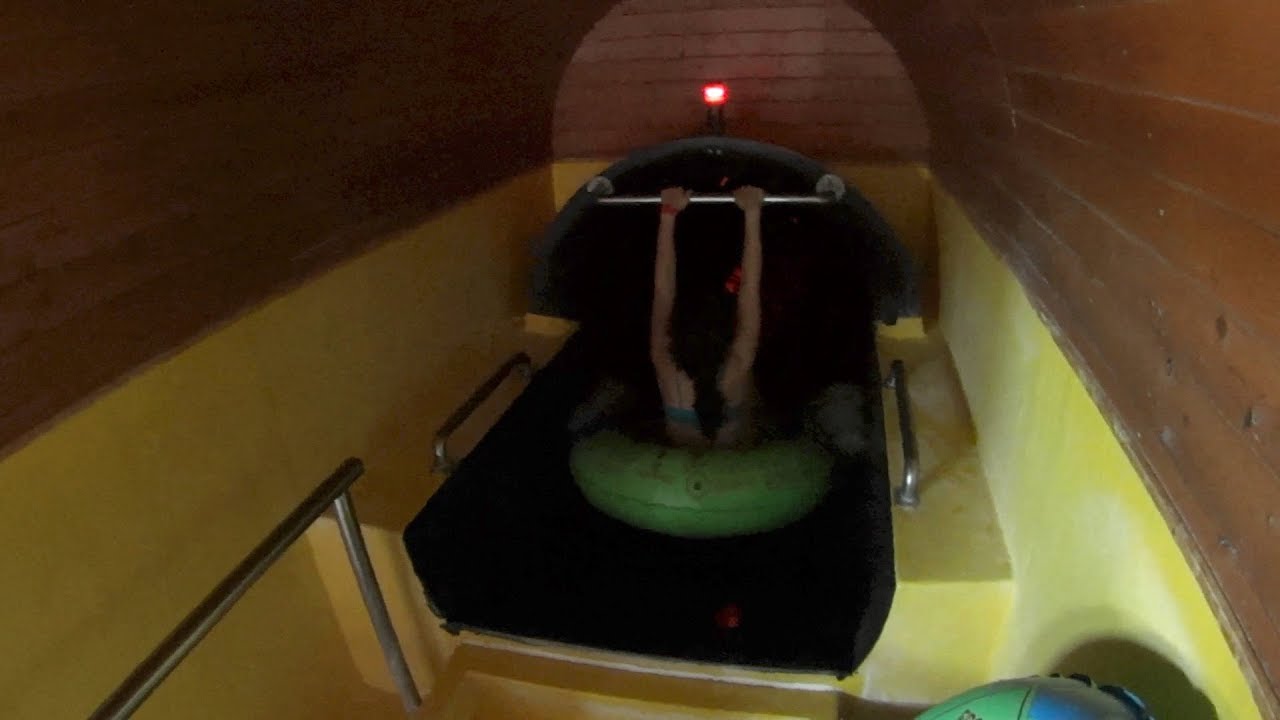 Scary Black Water Slide at Adrenalin Csúszdapark - YouTube