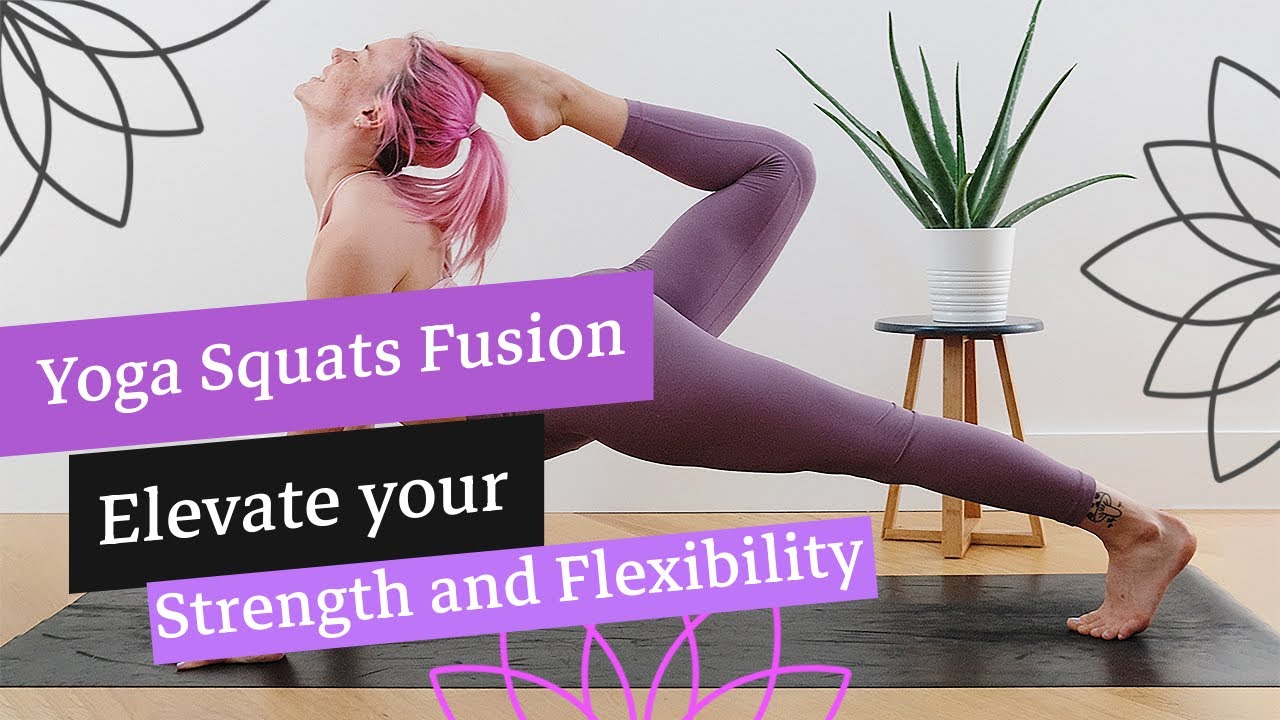 Yoga Squats Fusion: Elevate Your Strength and Flexibility! 😘 # ...