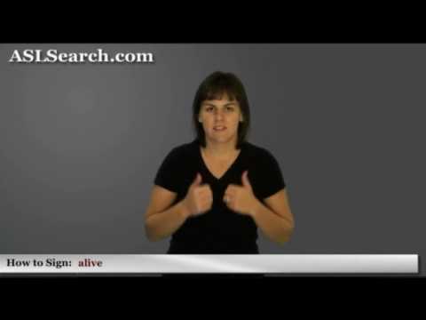 How to Sign Alive - YouTube