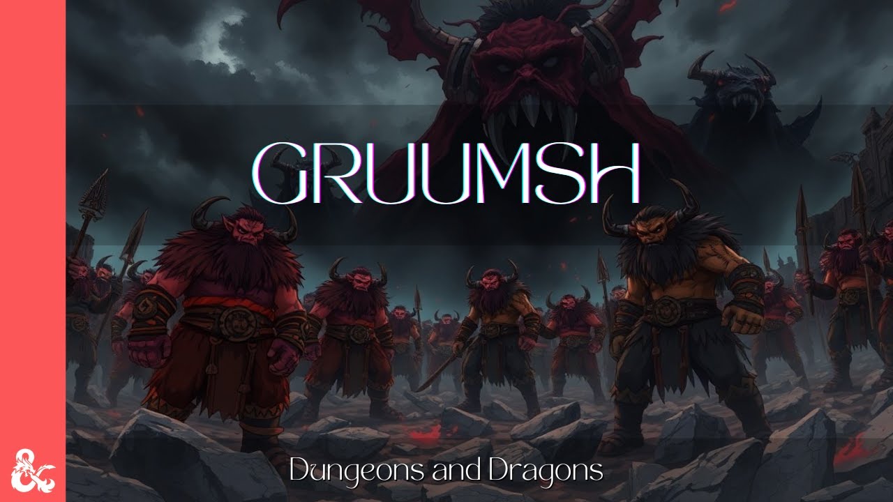 Le Lore Complet de Gruumsh - Dungeons and Dragons - Divinité Orc - YouTube