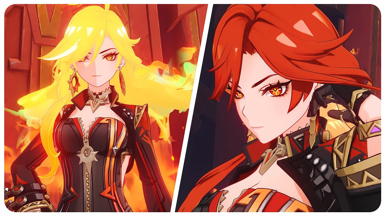 Pyro Archon Mavuika Shows off her Glowing Hair (Cutscene) Natlan Archon ...