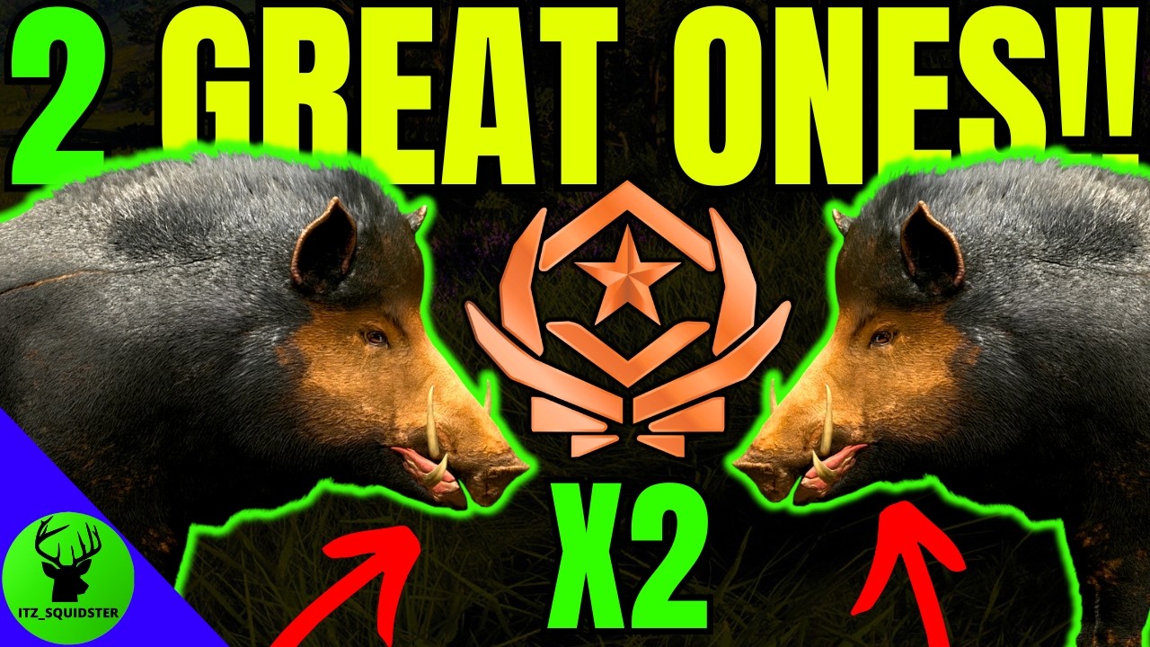 SHOOTING 2 GREAT ONE WILD BOAR BACK-TO-BACK!!! - Call of the Wild - YouTube