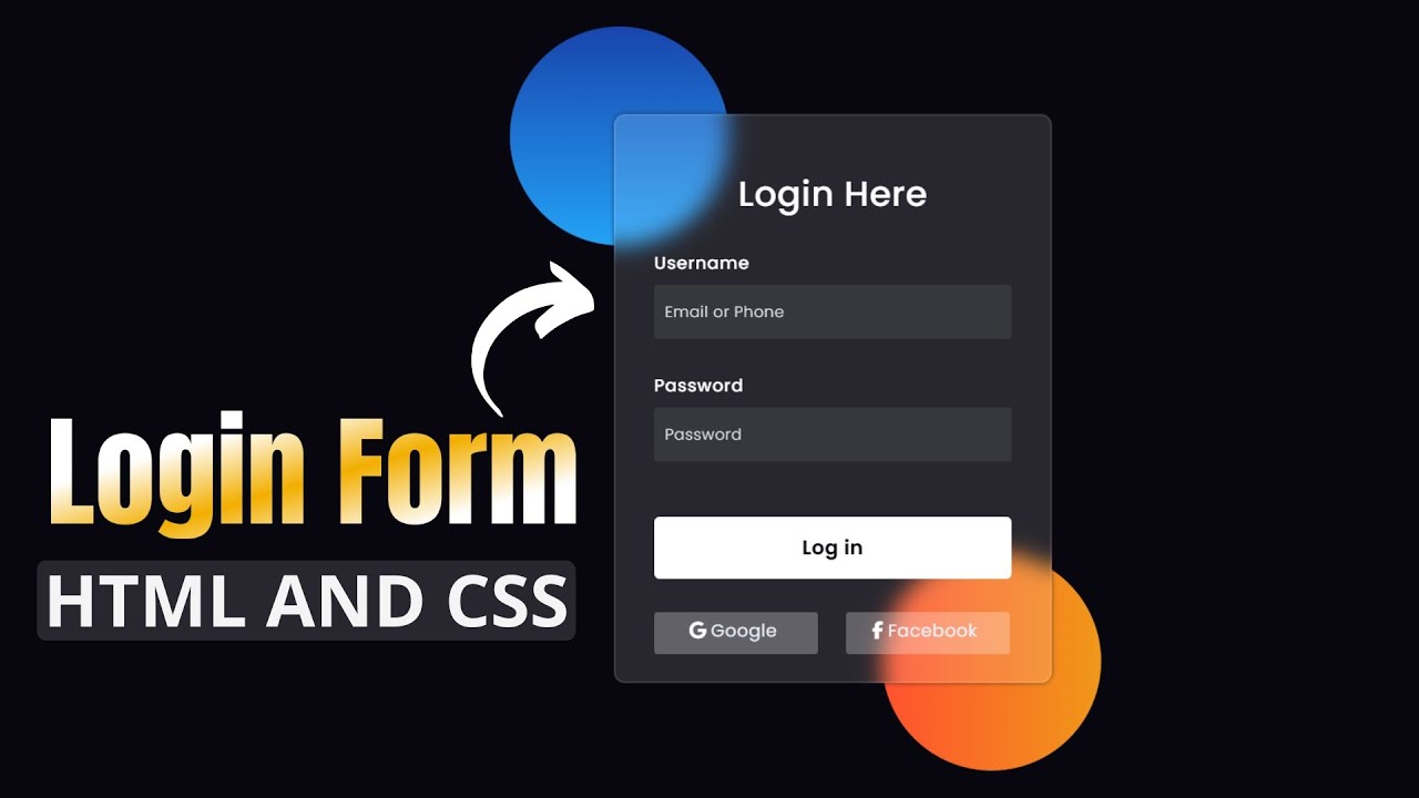 Login Form HTML CSS - Advanced Login Form Styles with HTML and CSS ...