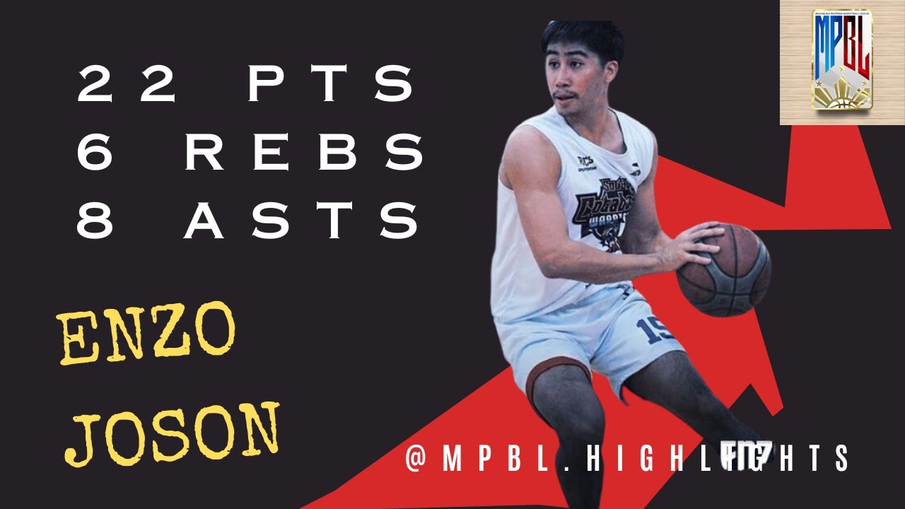 MPBL HIGHLIGHTS: Enzo Joson 22 Points 6 rebs 8 asts vs Mindoro Tamaraws ...