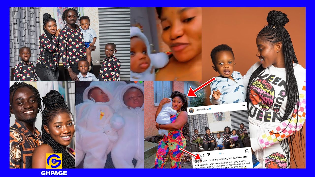 Lilwin finally shows his wife & new born twins , confirms he has 6 ...