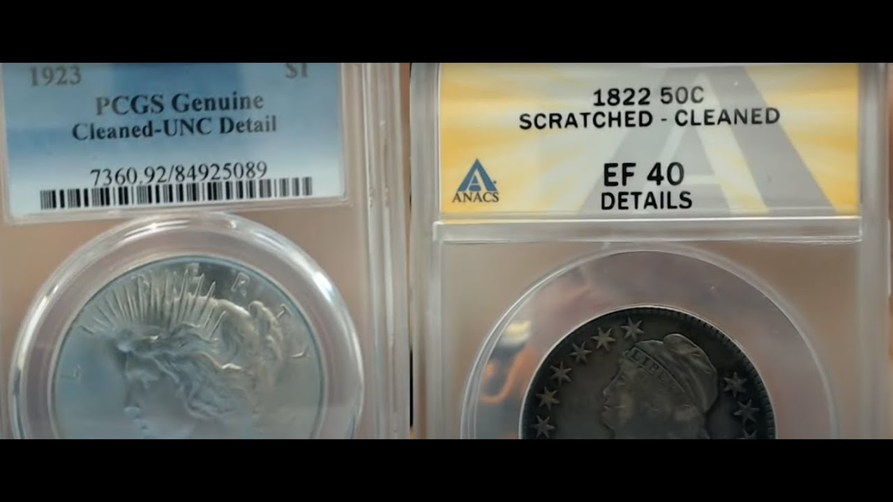 What Is UNC Details On A Graded Coin? How To Value Details Coins - YouTube