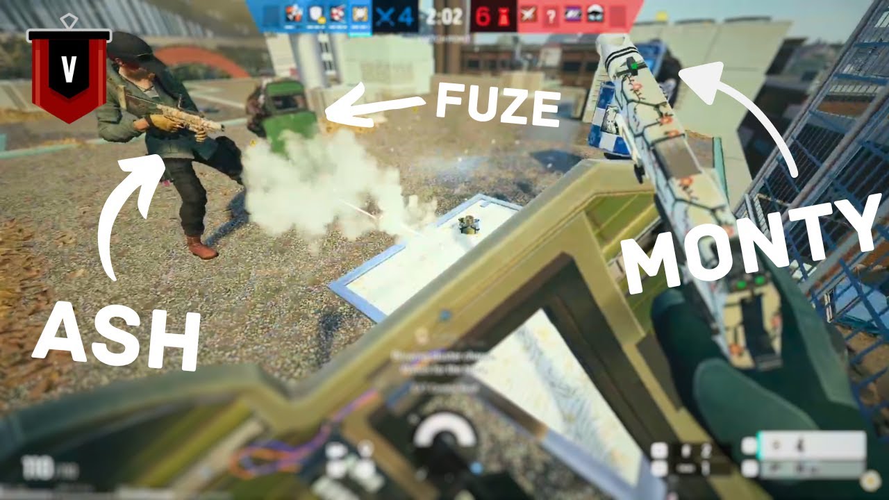 The Triple Shield Rush | Rainbow Six Siege Customs In A Nutshell - YouTube