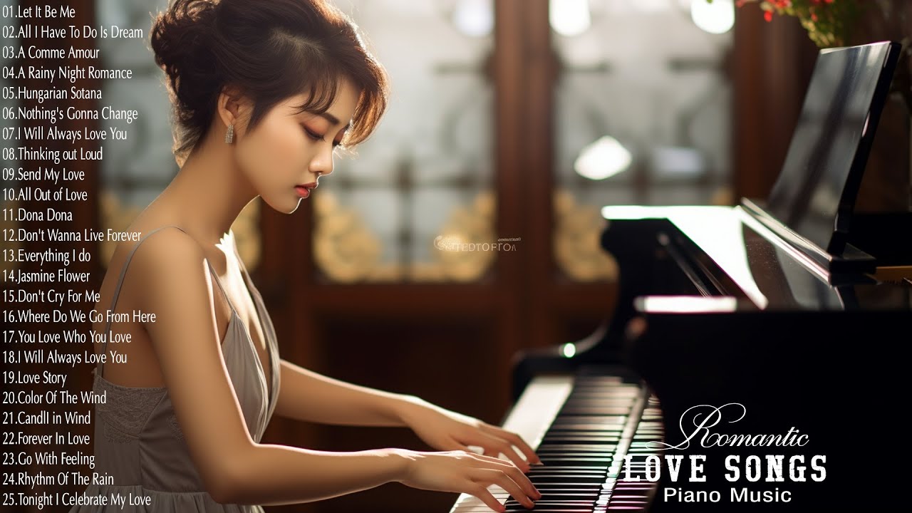 Best Relaxing Piano Love Songs Instrumental Playlist - 100 Best ...