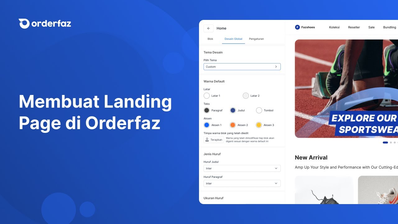 Membuat Landing Page - Tutorial Orderfaz - YouTube