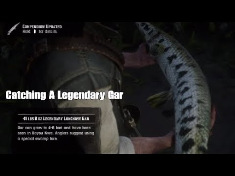 Red Dead Redemption 2 - How To Catch The Legendary Gar! (Fishing in ...